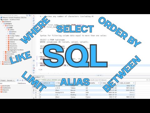 Essential SQL: Introduction to Selecting Data from Tables - YouTube