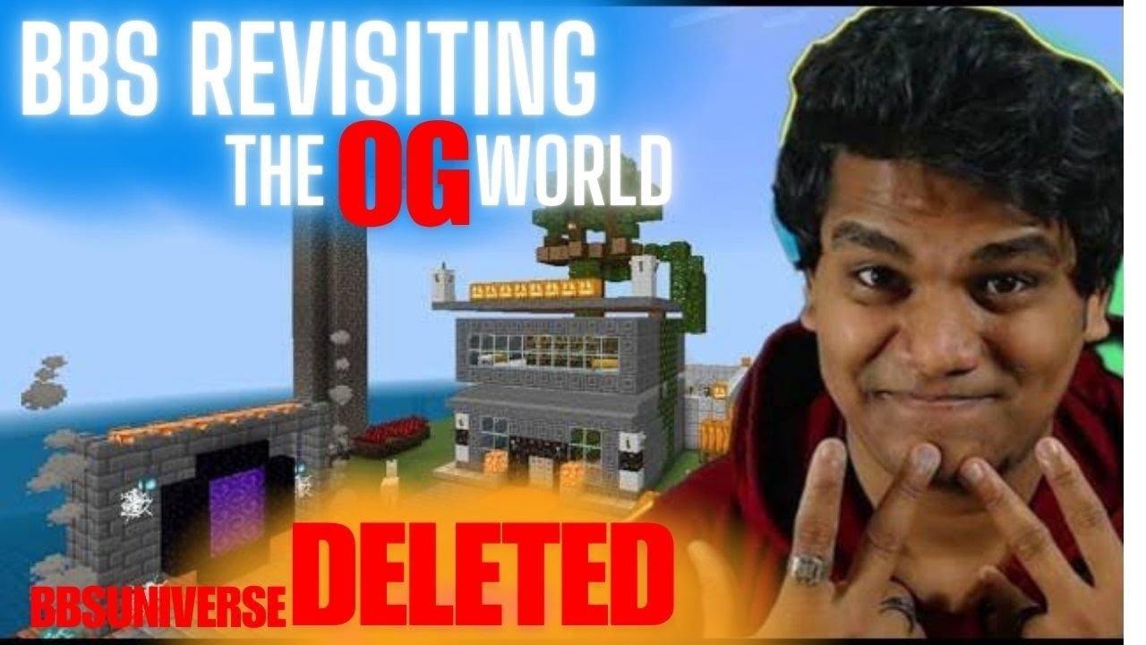 Bbs Revisiting The OG Old Minecraft World Deleted live stream Bbs minecraft Bbsuniverse - YouTube