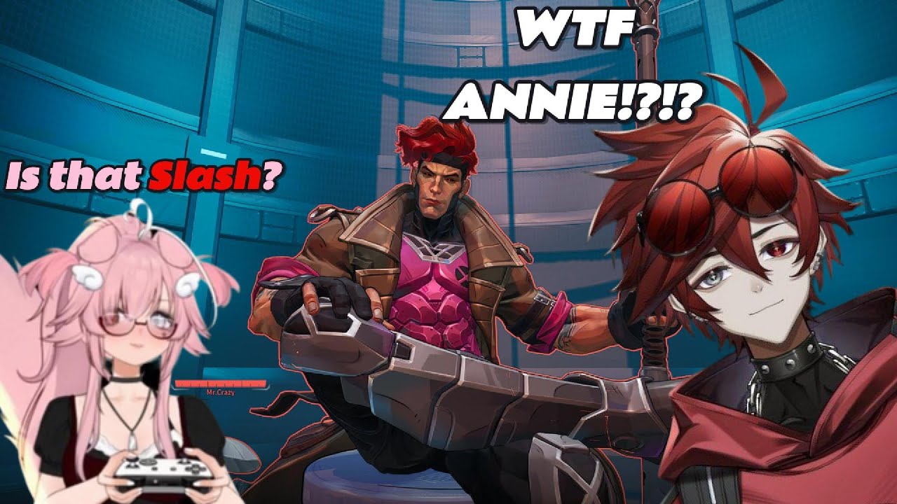 Streamer Goes Against My LORD GAMBIT In Marvel Rivals ft AnniePants02 ...