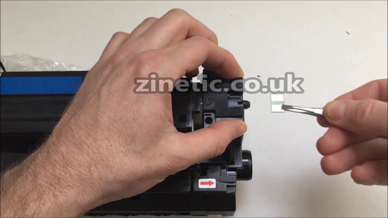 OKI C911 & OKI C931 Image Drum Reset Chip - YouTube