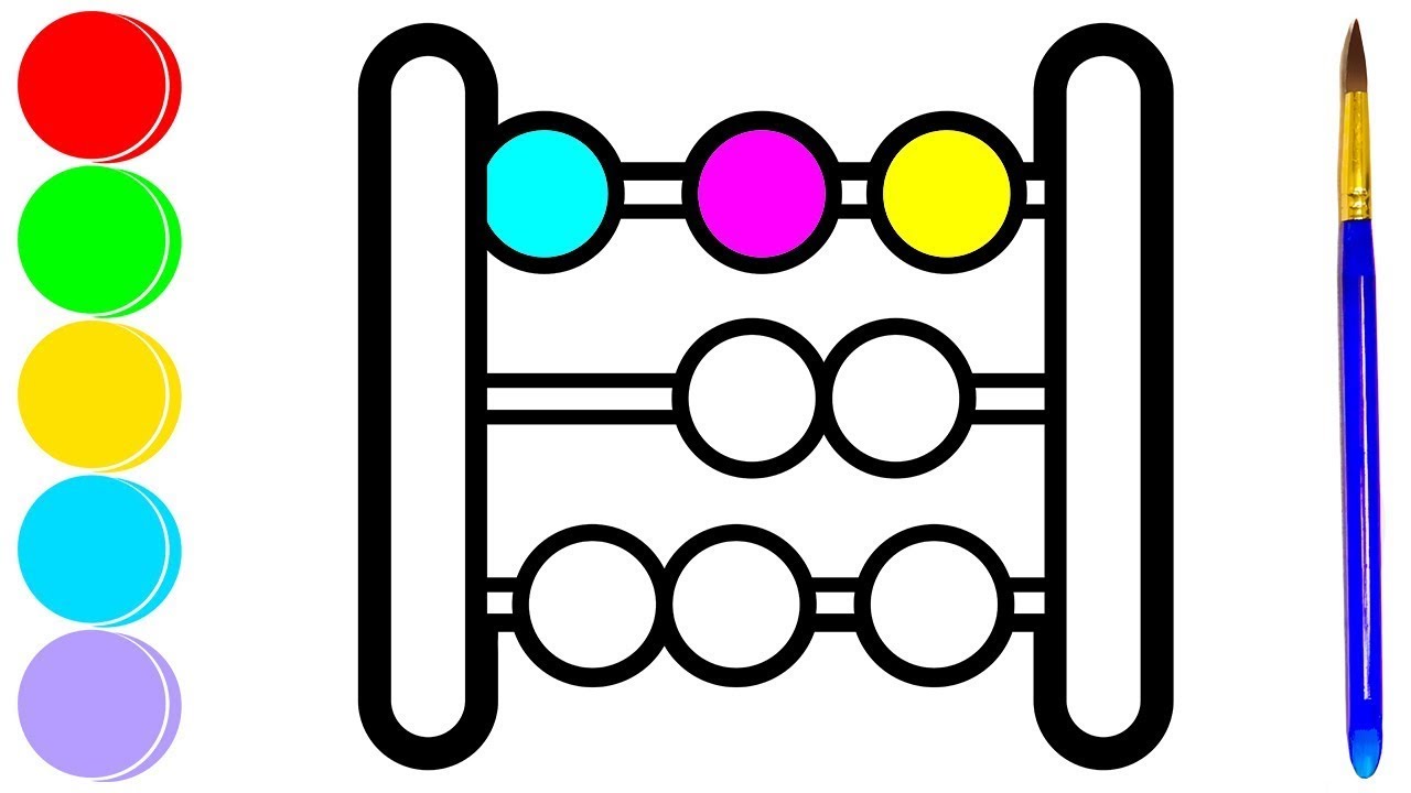 Abacus drawing, painting and colouring for kids, toodles ideas for kids ...