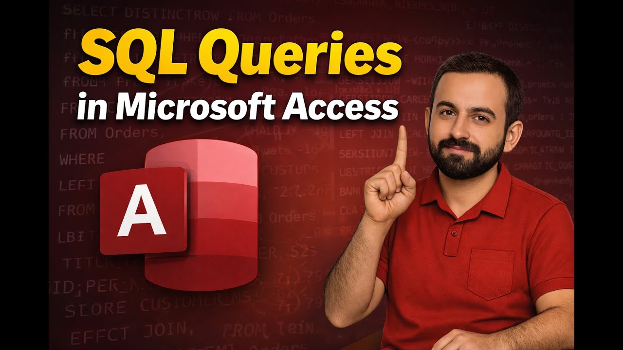 SQL queries in Microsoft Access SQL || Complete Beginner to Advanced ...