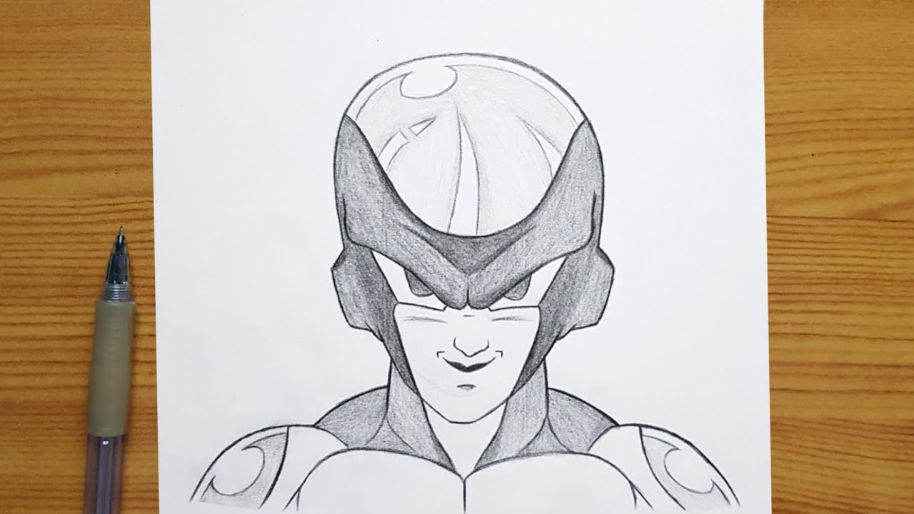 How to draw Black Frieza from Dragon Ball | Frieza step by step | easy ...