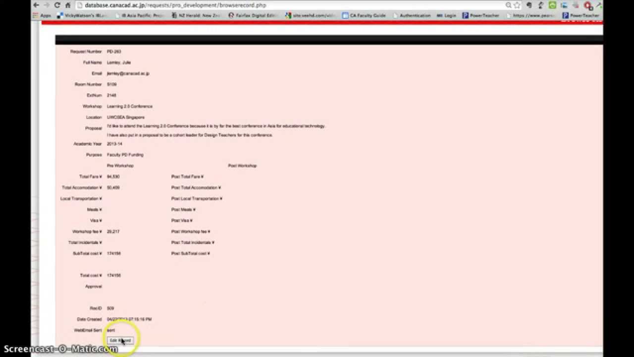 PD Application - YouTube