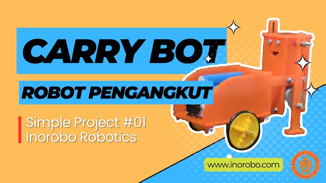 Merakit Simple Robot Carry-Bot Inorobo Kit - YouTube