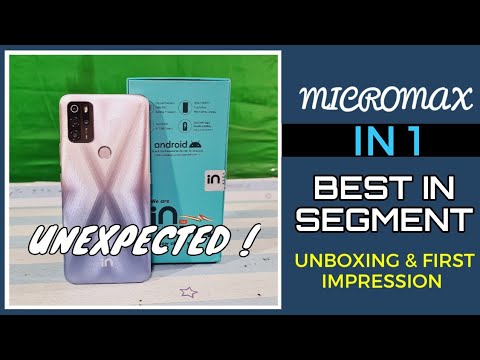 MICROMAX IN 1 - UNBOXING & INITIAL IMPRESSION - YouTube