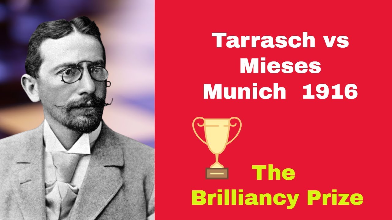 The Brilliancy Prize Goes to Tarrash | Siegbert Tarrasch vs Jacques ...