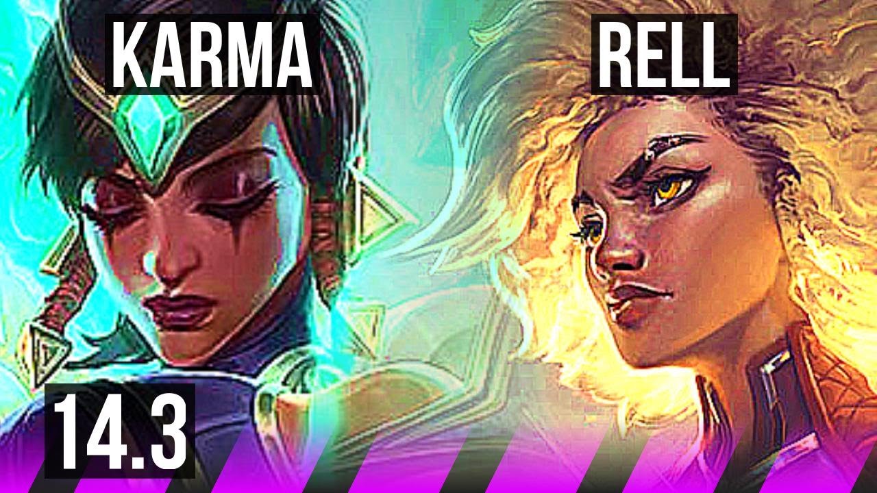 KARMA & Jhin vs RELL & Twisted Fate (SUP) | 6/1/8, 900+ games | KR ...