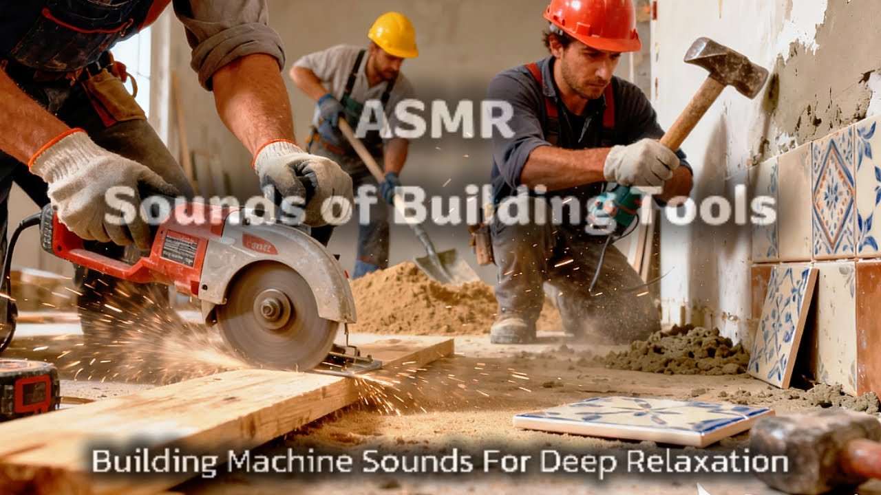 ASMR Building Renovation – Pure Construction Tools Sounds - YouTube