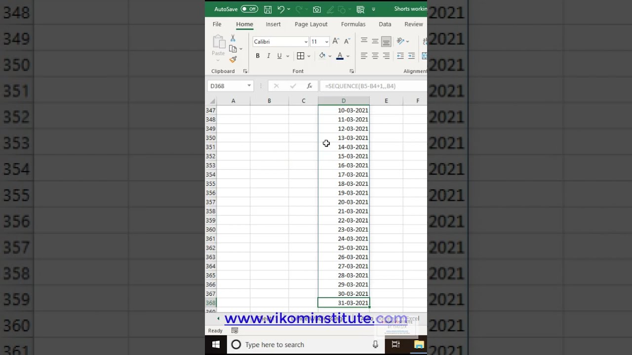 shorts Generate Dates Between Two Ranges YouTube shorts Generate Dates Between Two Ranges YouTube