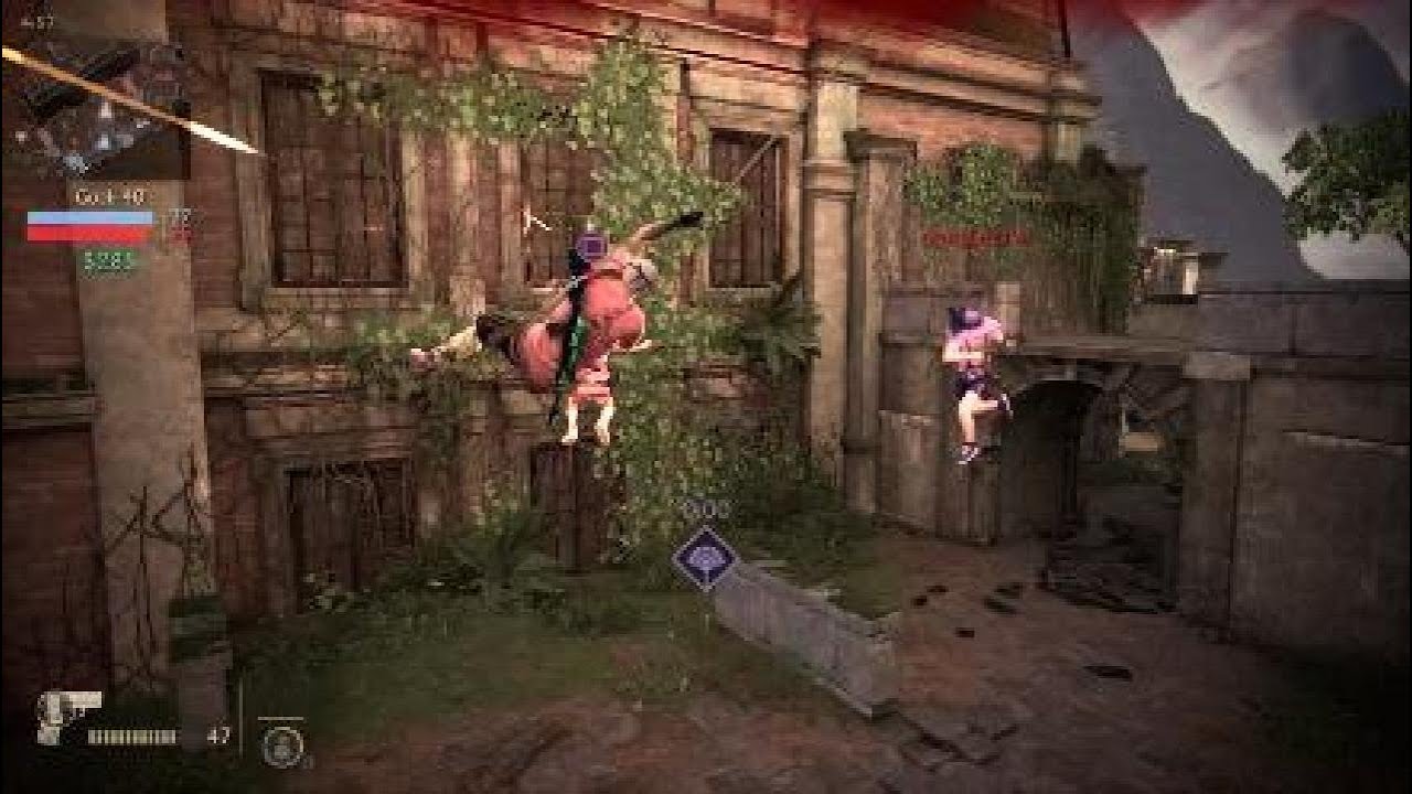 2 enemies in the air?! No Problem!! Uncharted 4: A Thief's End ...