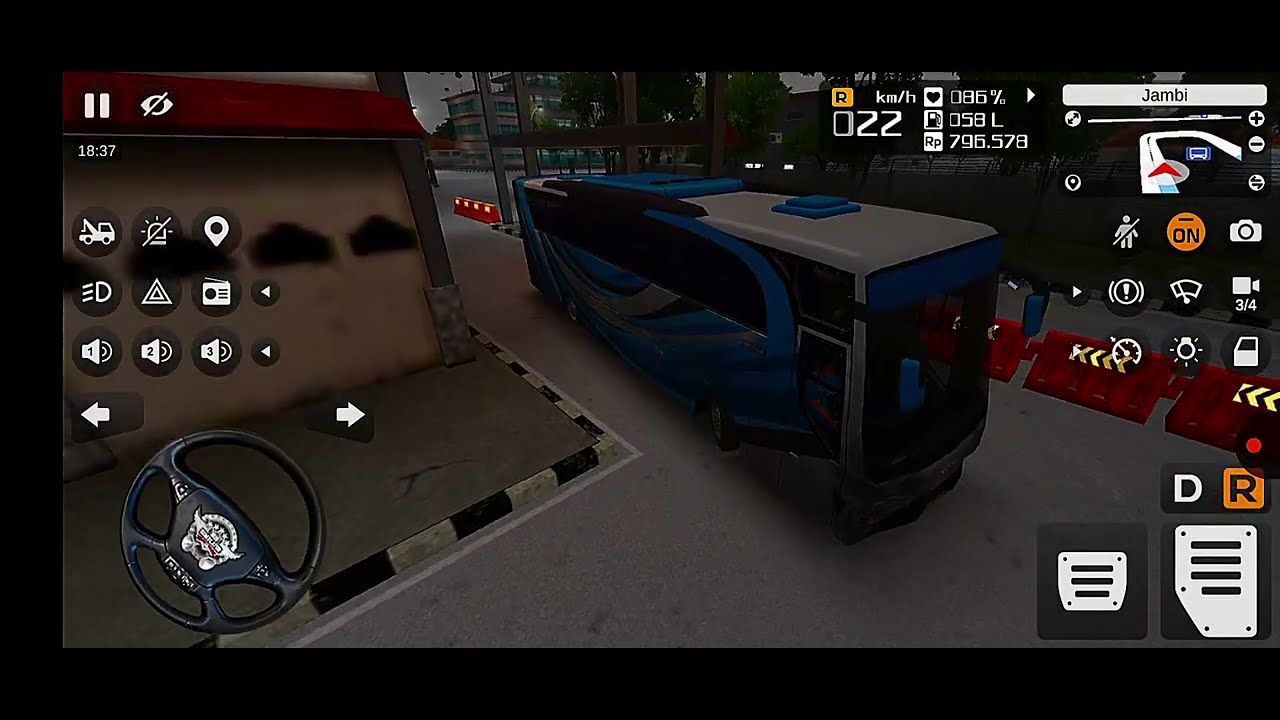 bus game/no rules/town bus/simulator - YouTube