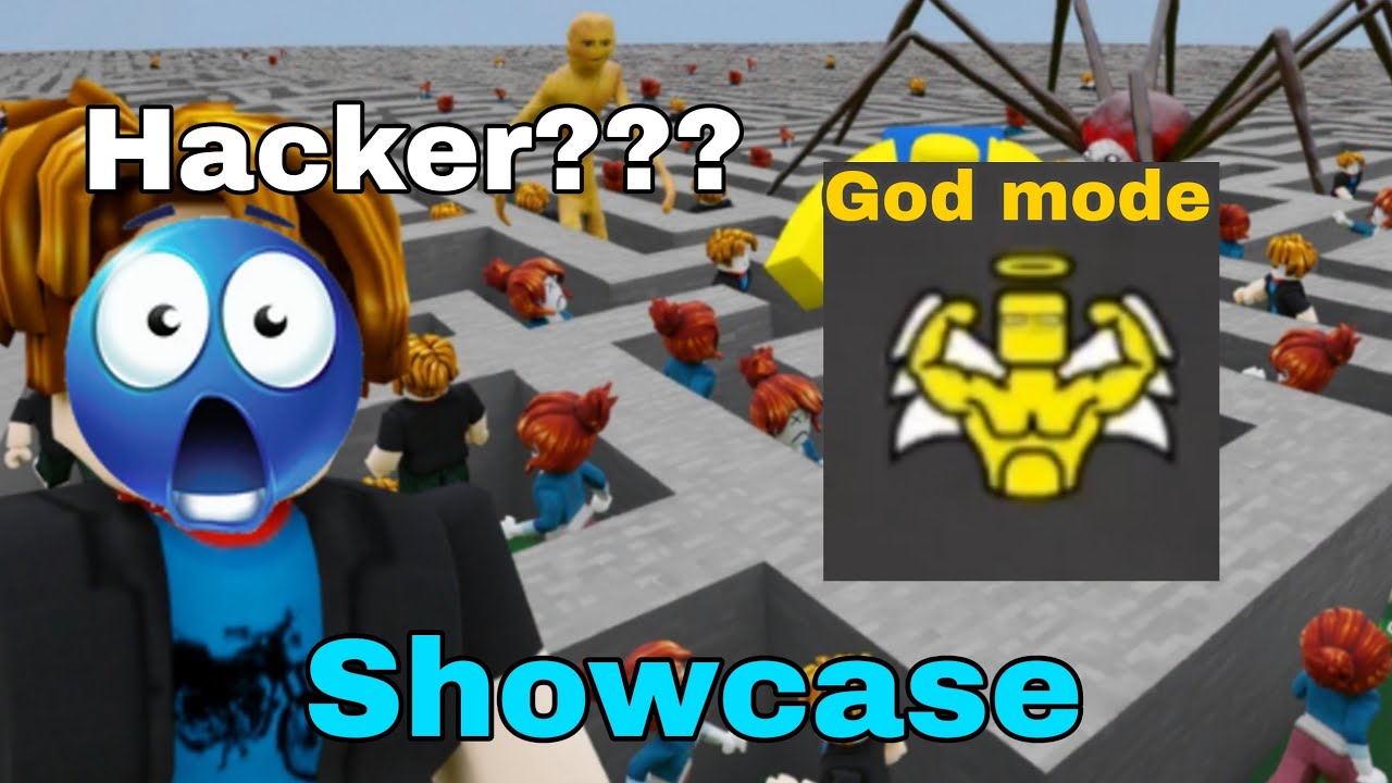 Roblox 100 Players Impossible Maze - God mode Showchase - YouTube
