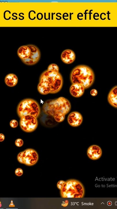 Css Cursor animation earth effect | Mouse Courser effect Html CSS & js #css #Html #code # ...