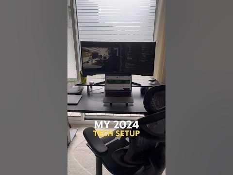 My 2024 desk setup as a software developer | Home office #webdevelopment #tech #coder # ...