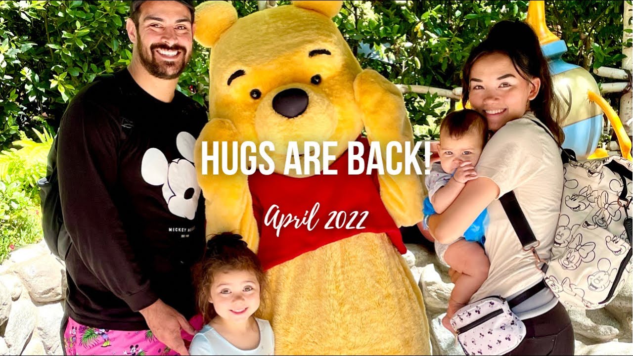 First Character Hugs in Disneyland Since 2020! - YouTube