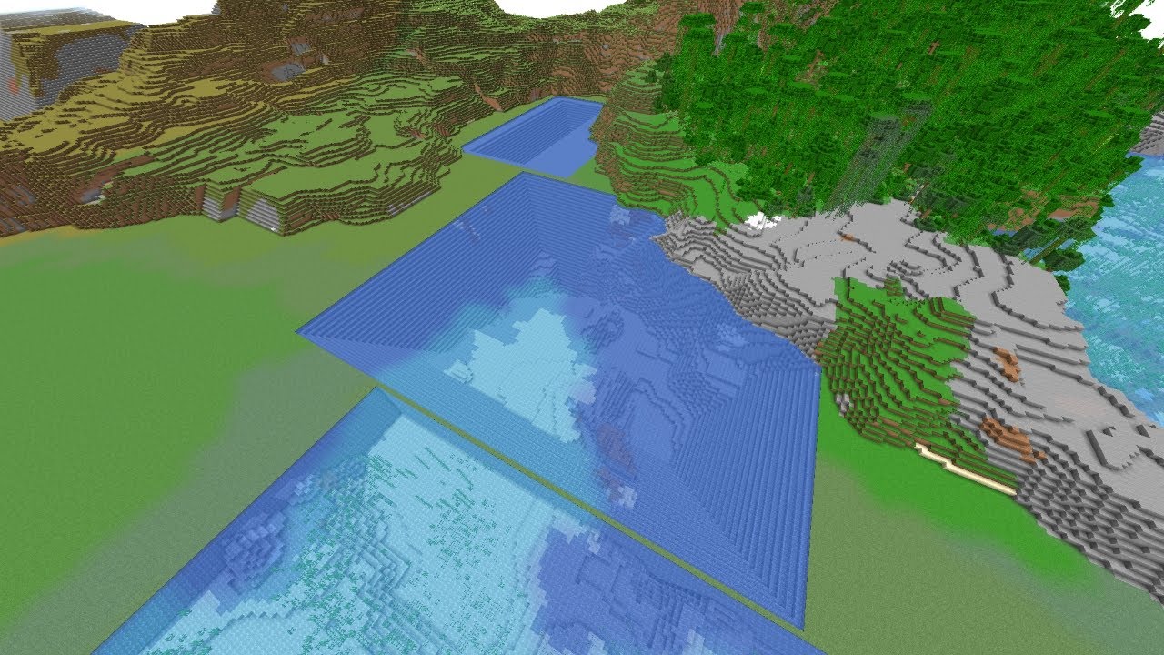 Minecraft - making the world flat 233 - YouTube