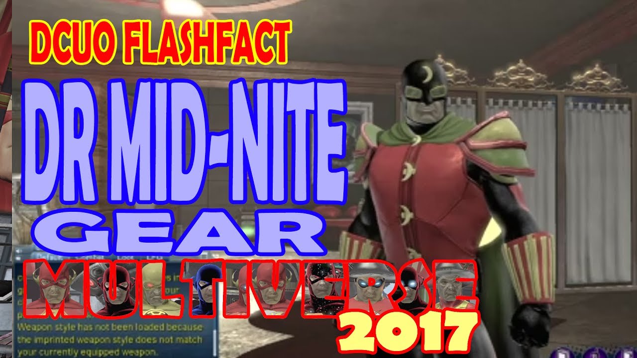 DCUO; Dr Mid-Nite Gear - YouTube