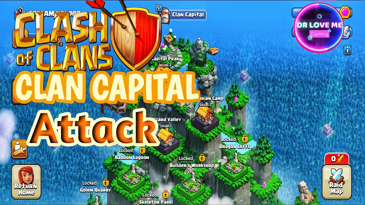 Clan capital 5attack strategy #coc #Drloveme2 - YouTube