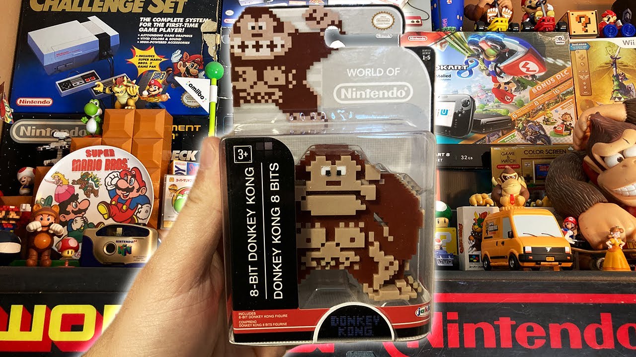 8-Bit Donkey Kong Figure Unboxing - YouTube