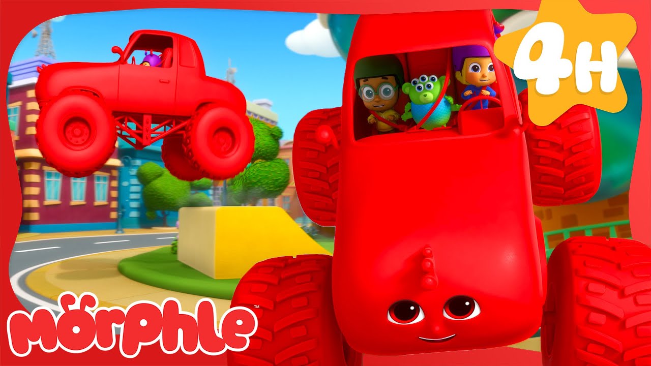 Morphle Monster Trucks Tricks 🛻 Mila and Morphle Cartoons | Stories for ...