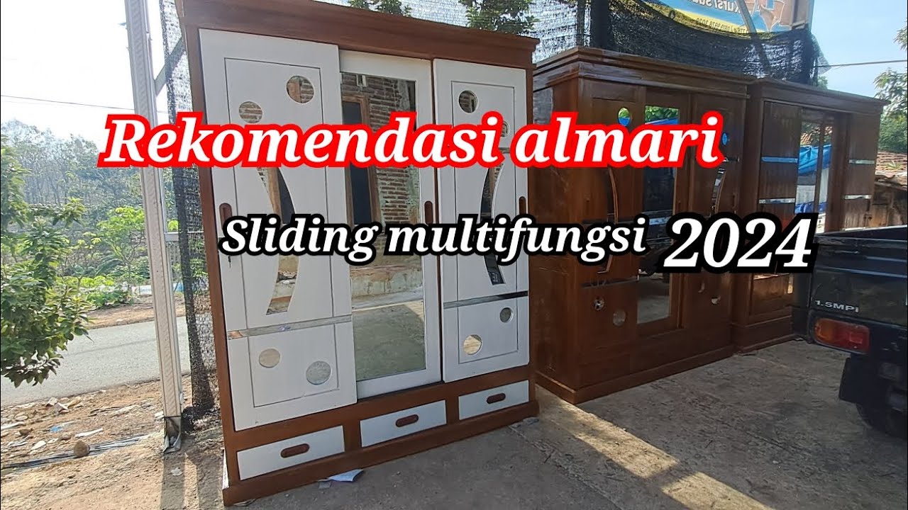 REKOMENDASI ALMARI SLIDING MULTIFUNGSI 2024 - YouTube