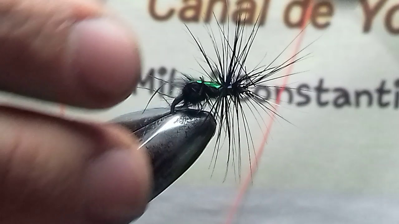 Musca artificiala pentru clean si biban - YouTube