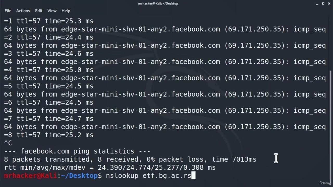 14 obtaining IP address, physical address using whois tool - YouTube