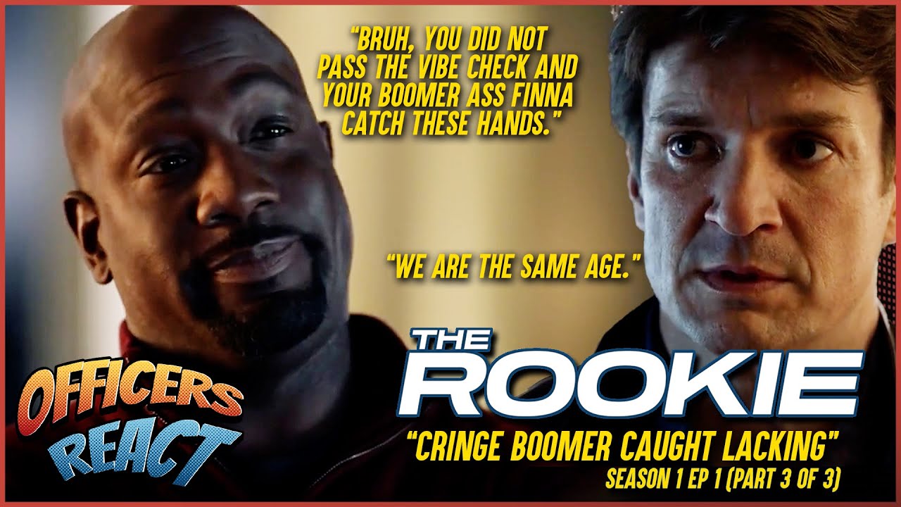 Officers React #40: The Rookie - Cringe Boomer Cop Caught Lacking ...