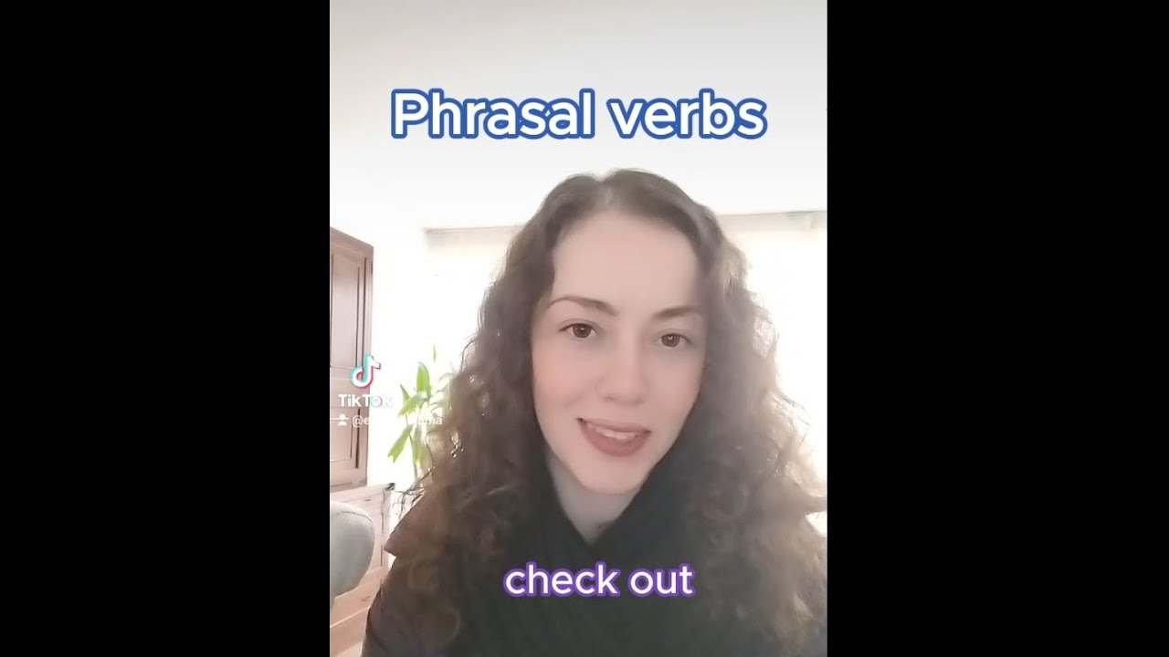 phrasal verb check out - YouTube