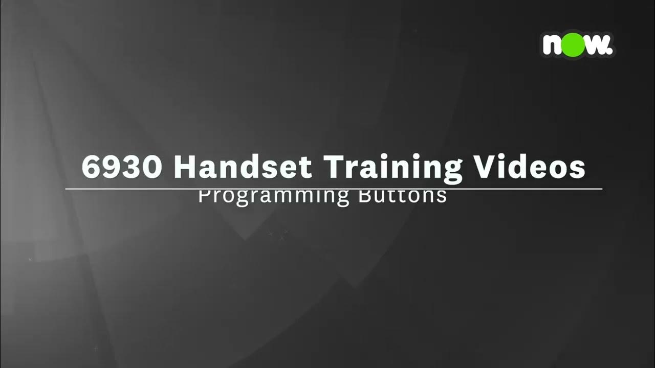 13. Mitel 6920 & 6930 Tutorial - Programming Buttons - YouTube