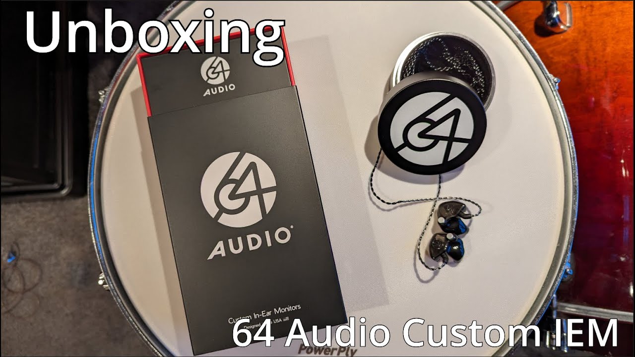 Custom In Ear Monitor Unboxing: 64 Audio A6t's - YouTube
