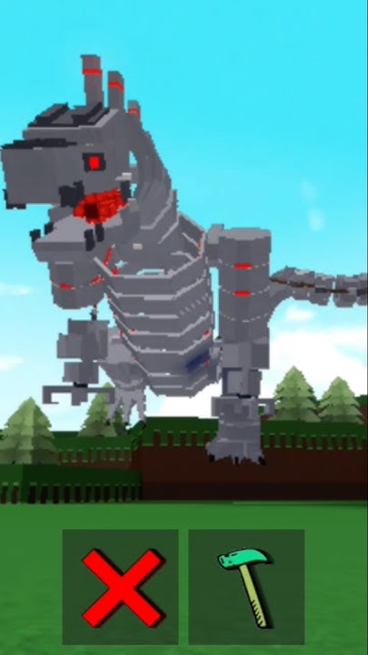Mecha Godzilla in Build A Boat For Tresure - YouTube