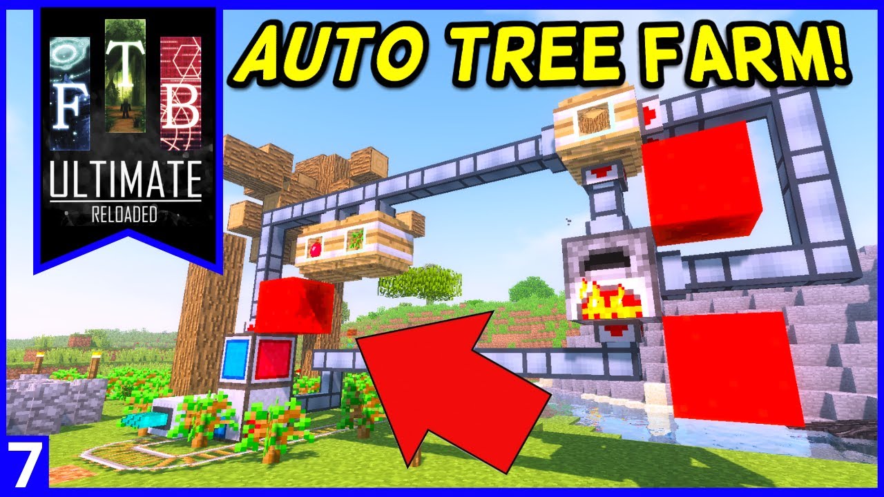FTB Ultimate: Reloaded - Automated Charcoal Production! Ep7 - YouTube