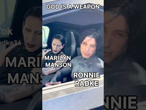 Marilyn Manson with Ronnie Radke OMG #marilynmanson #fallinginreverse #ronnieradke