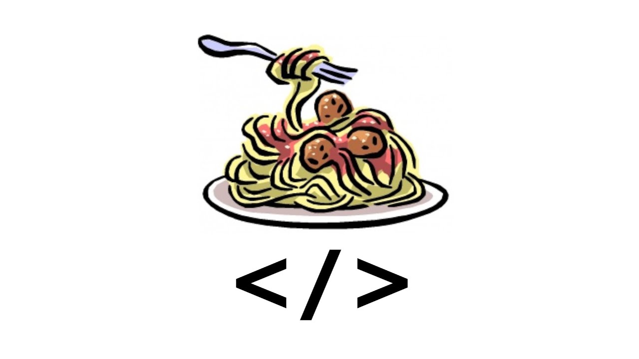 When you have to recode your spaghetti code... - YouTube