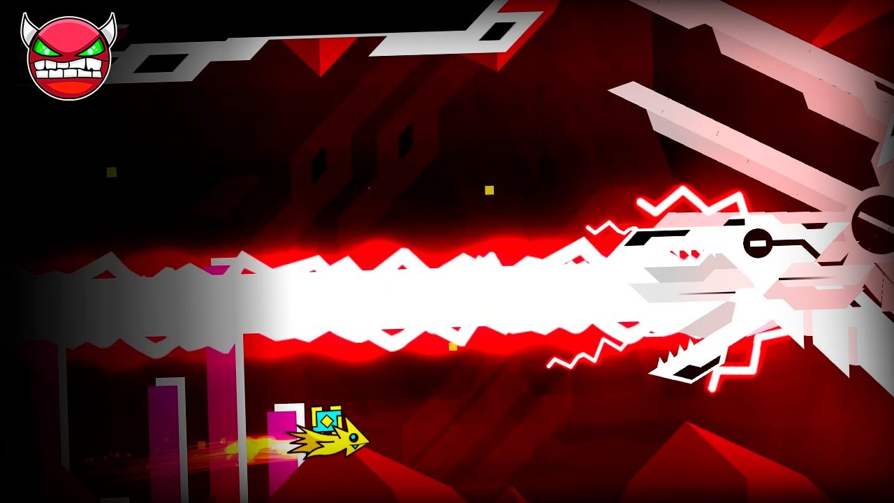 "Cyber Abyss" 100% (Demon) by Flex | Geometry Dash - YouTube