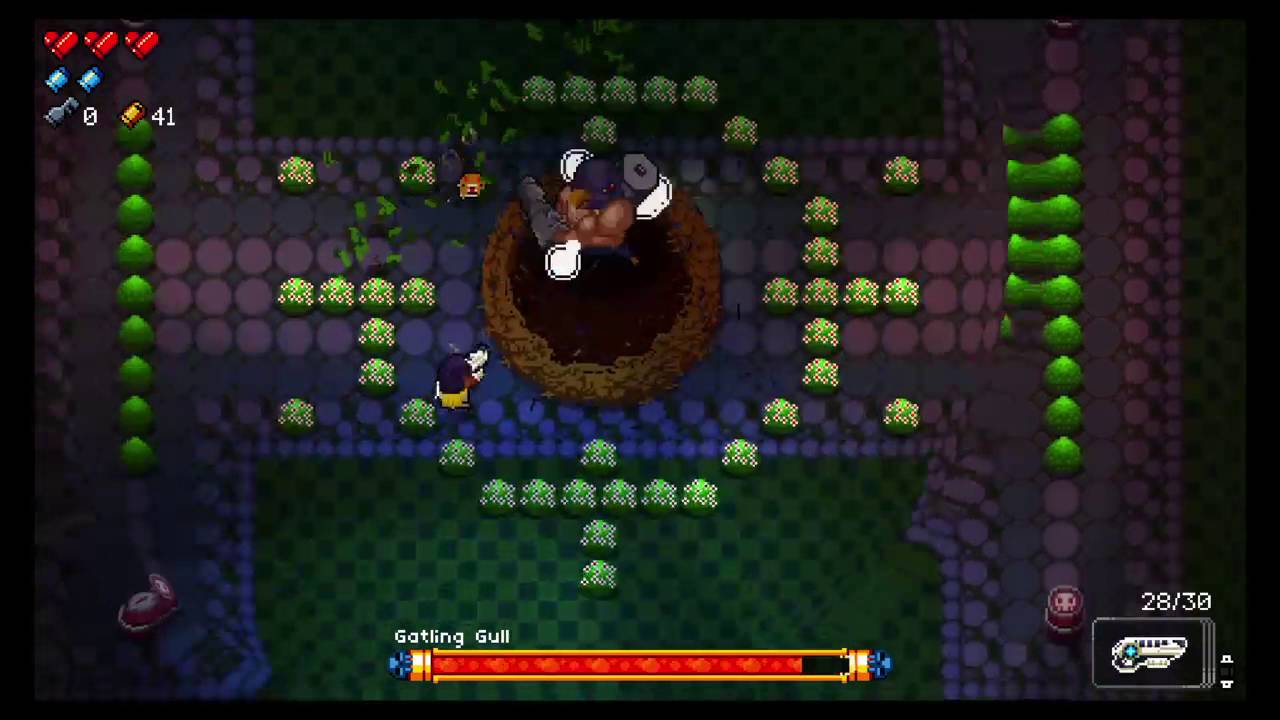 Enter the Gungeon Gatling Gull boss fight - YouTube
