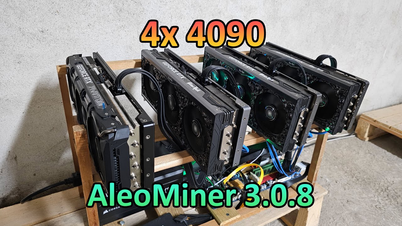 4x RTX 4090 Mining Rig - Aleo Pumping, Hashrate & Profit Update ...