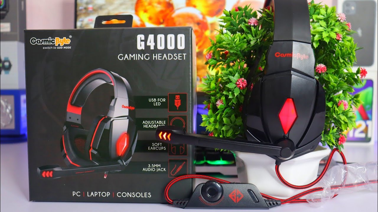 Cosmic Byte | Cosmic Byte G4000 Gaming Headset Unboxing & Review ...