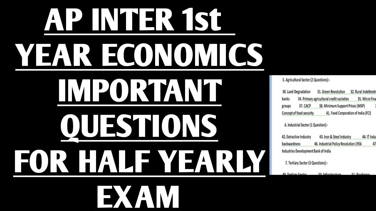 AP 1ST YEAR ECONOMICS IMPORTANT QUESTIONS FOR HALF YEARLY EXAM ap-1st-year-economics-important-questions-for-half-yearly-exam