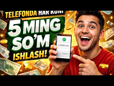 Telefonda pul ishlash 😱 Har kuni 5 000 so‘m | INTERNETDA PUL TOPISH !
