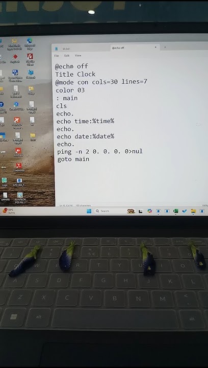 Notepad Programming Creat Clock Tips & Tricks #sit #excel #computer #Notepad #timeslot #hack # ...