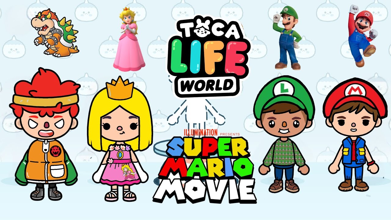 New clothes Super Mario Movie in Toca Boca | Toca life world - YouTube