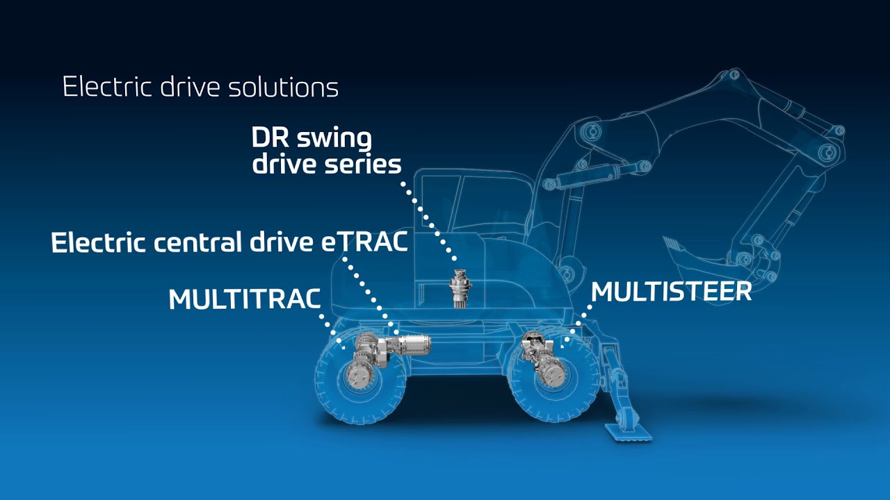 ZF driveline technology for mobile excavators - YouTube