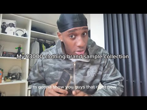 MY £3,000 CLOTHING BRAND SAMPLE COLLECTION - YouTube