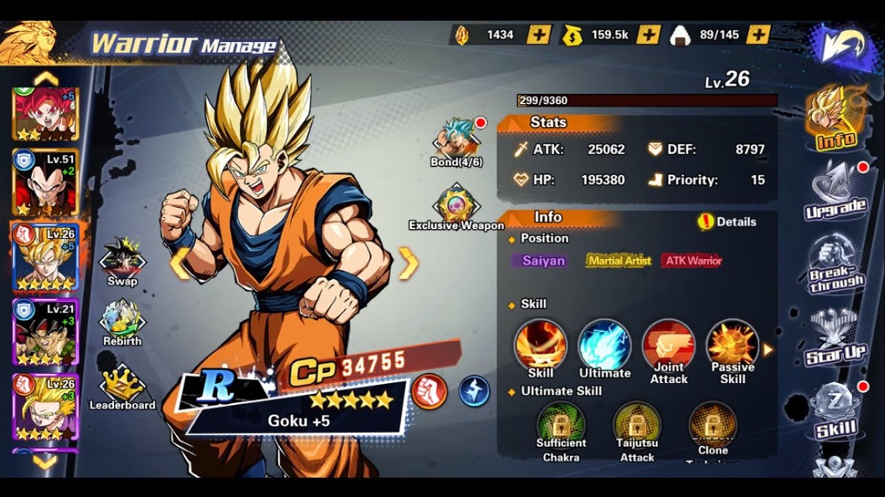 ULTIMATE: DRAGON IMPACT Review Goku R - Android IOS Dragon Ball RPG ...