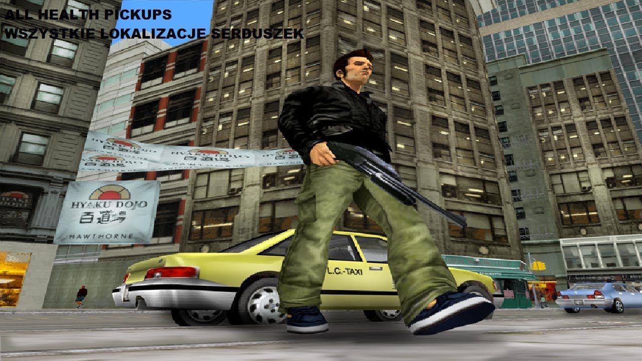 GTA 3 - All health pickup locations / GTA 3 - Wszystkie lokalizacje ...