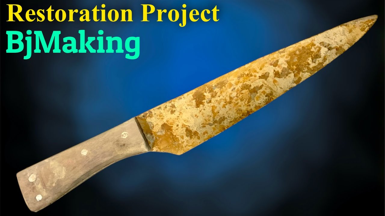 100-Year-Old Rusty Knife RESTORED to Razor Sharp | Unbelievable ...