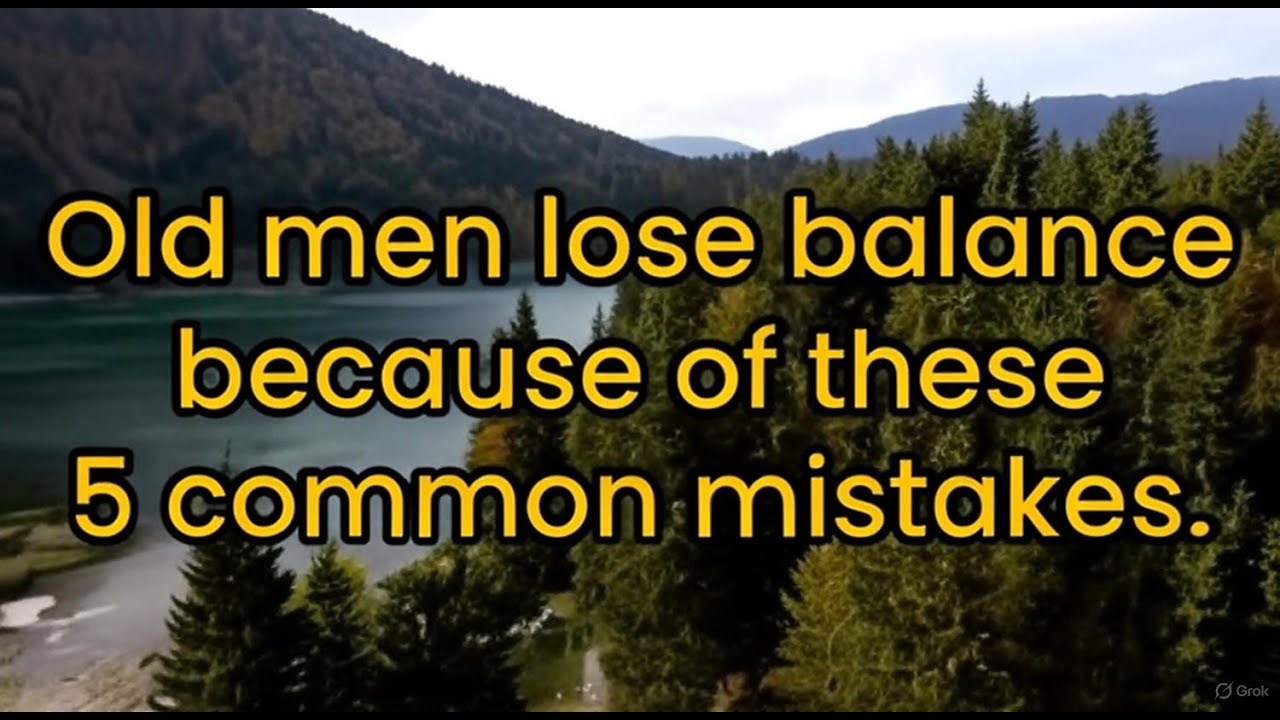 Old men lose balance because of these 5 common mistakes - How to ...